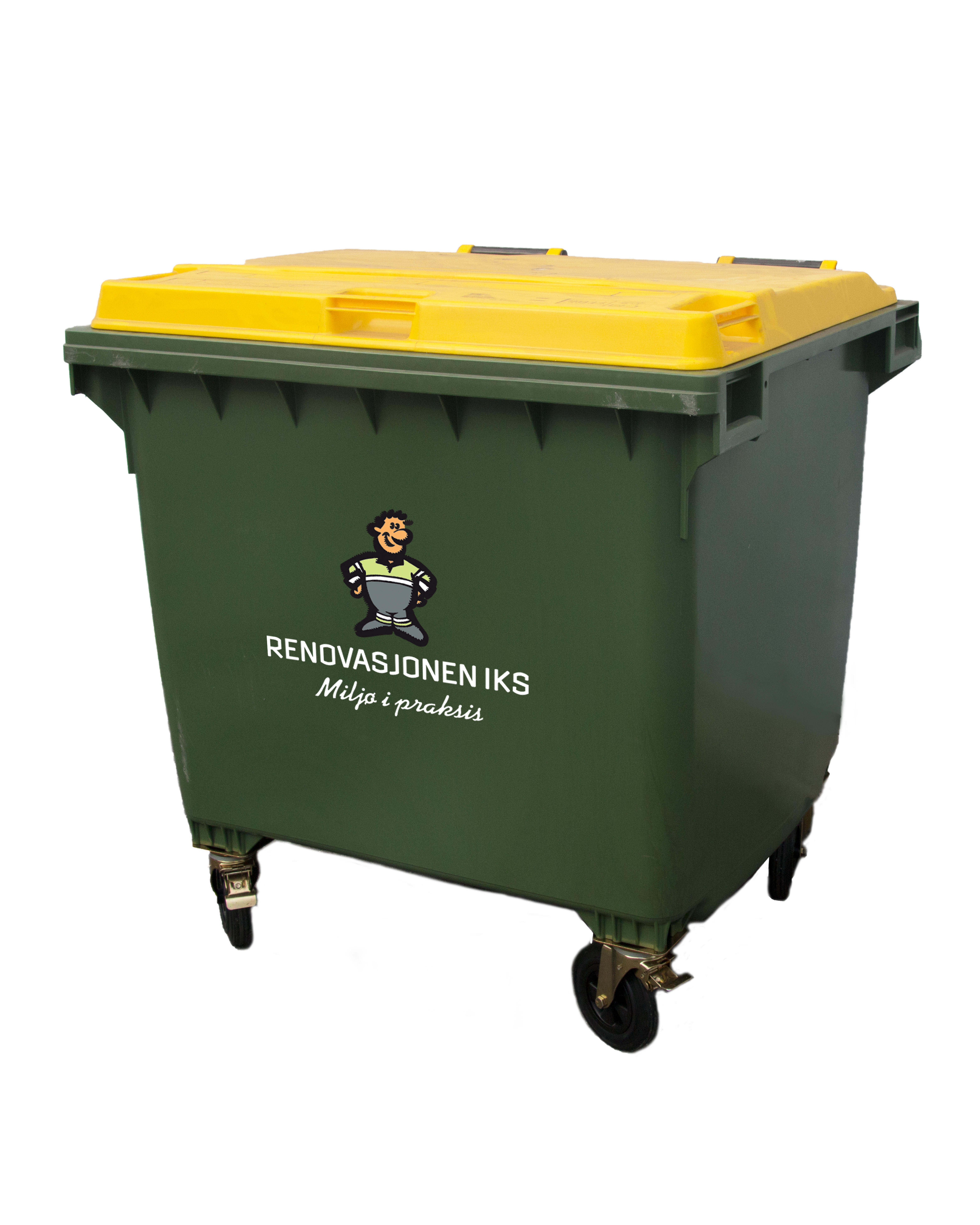 1000 liters beholder for restavfall - Renovasjonen IKS