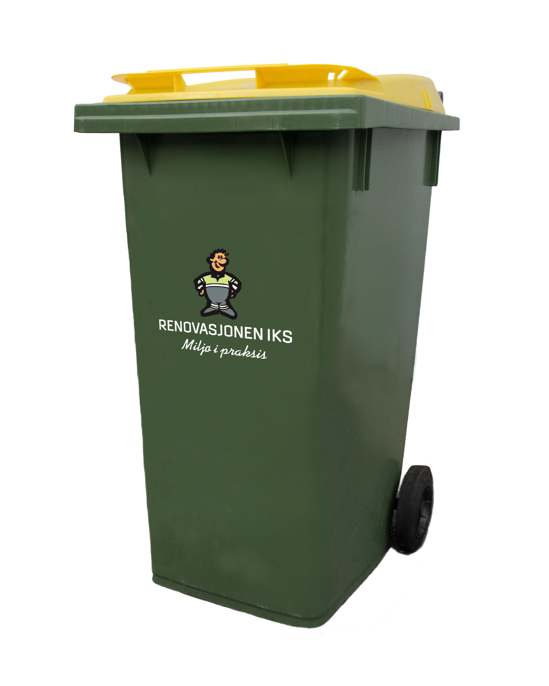 240 liters beholder for papir - Renovasjonen IKS